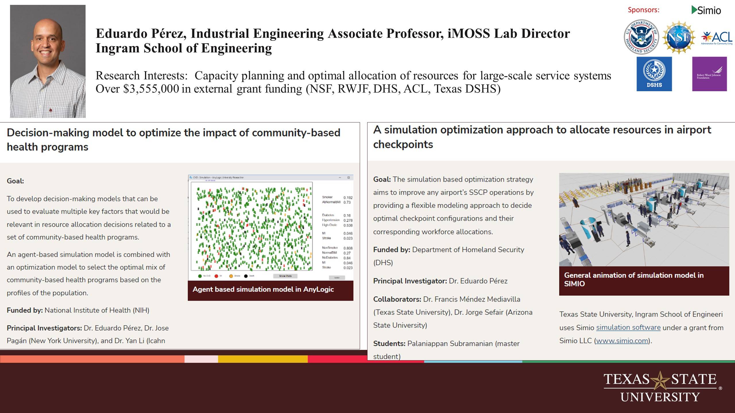 Eduardo Perez : College of Science and Engineering (CoSE) : Texas State University